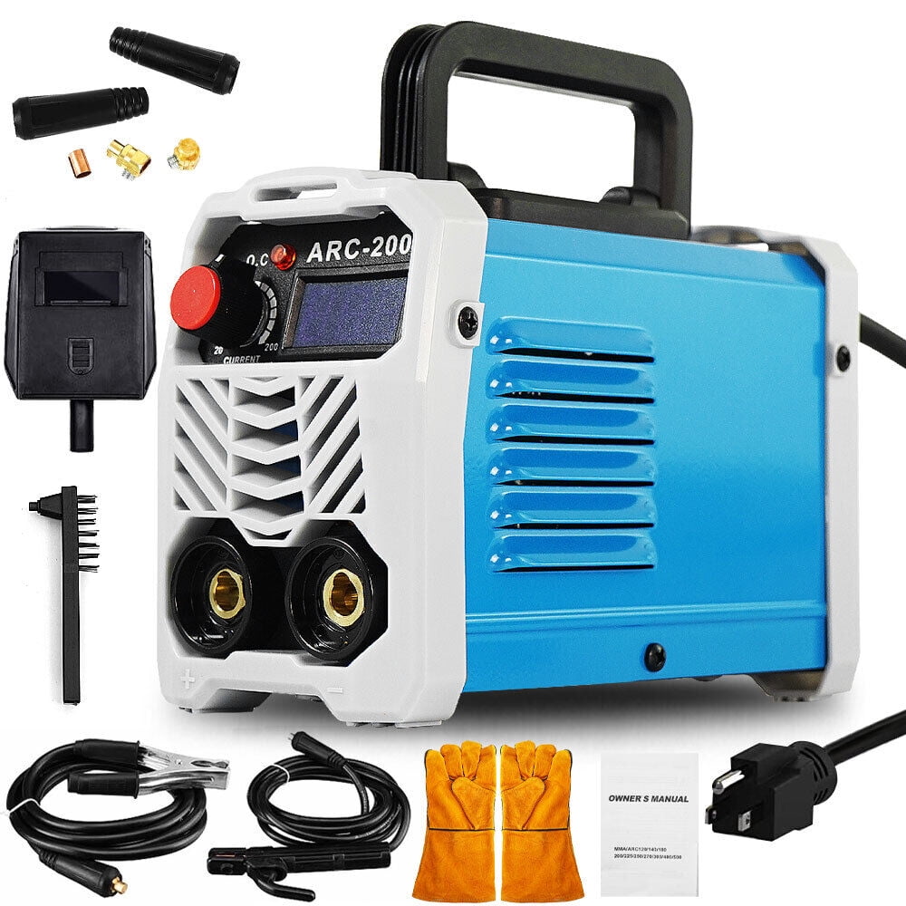 Mini Welding Machine 110V Plug 200A Stick ARC Welder Machine IGBT ...