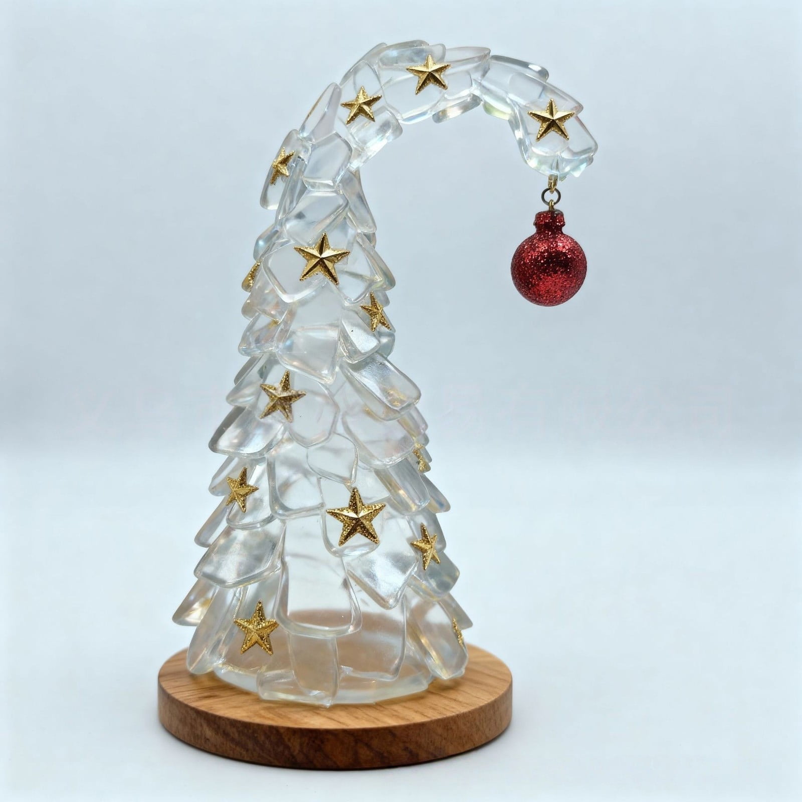 Mini Whimsical Christmas Tree Table Decorations 7in Small Resin ...
