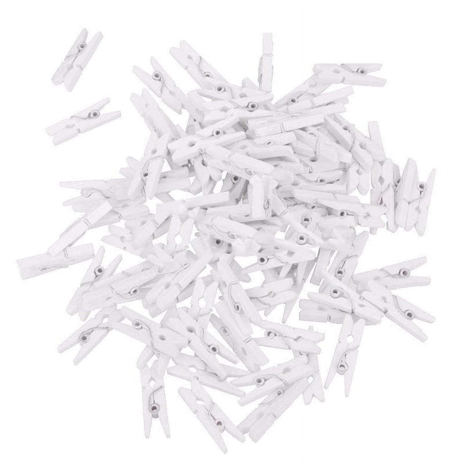 Mini White Wooden Clothe Photo Paper Peg Scrapbooking Clips R5 ...