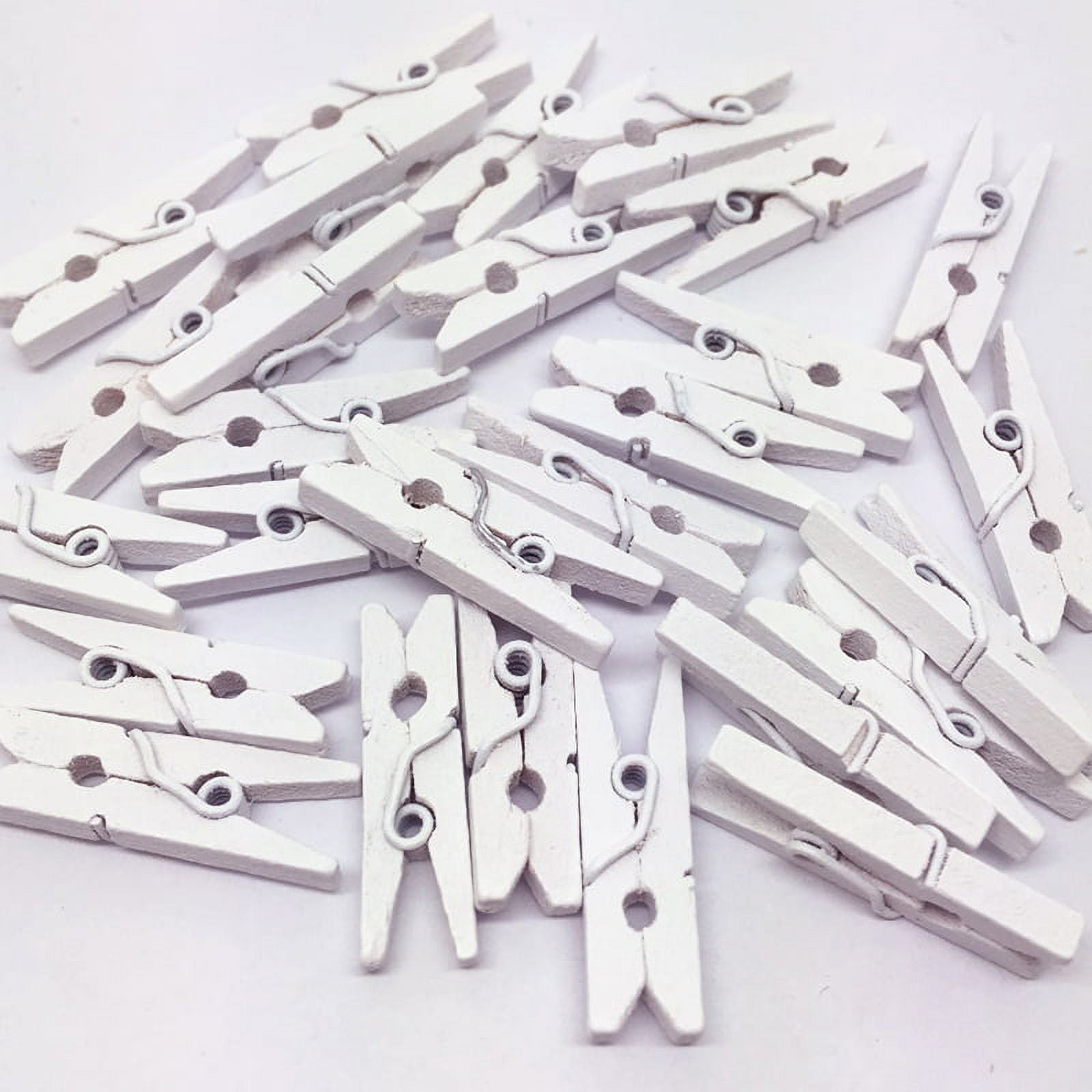 *Mini White Wooden Clothe oto Paper Peg Scrapbooking F5T7 gtsw Y9 P3V9 ...