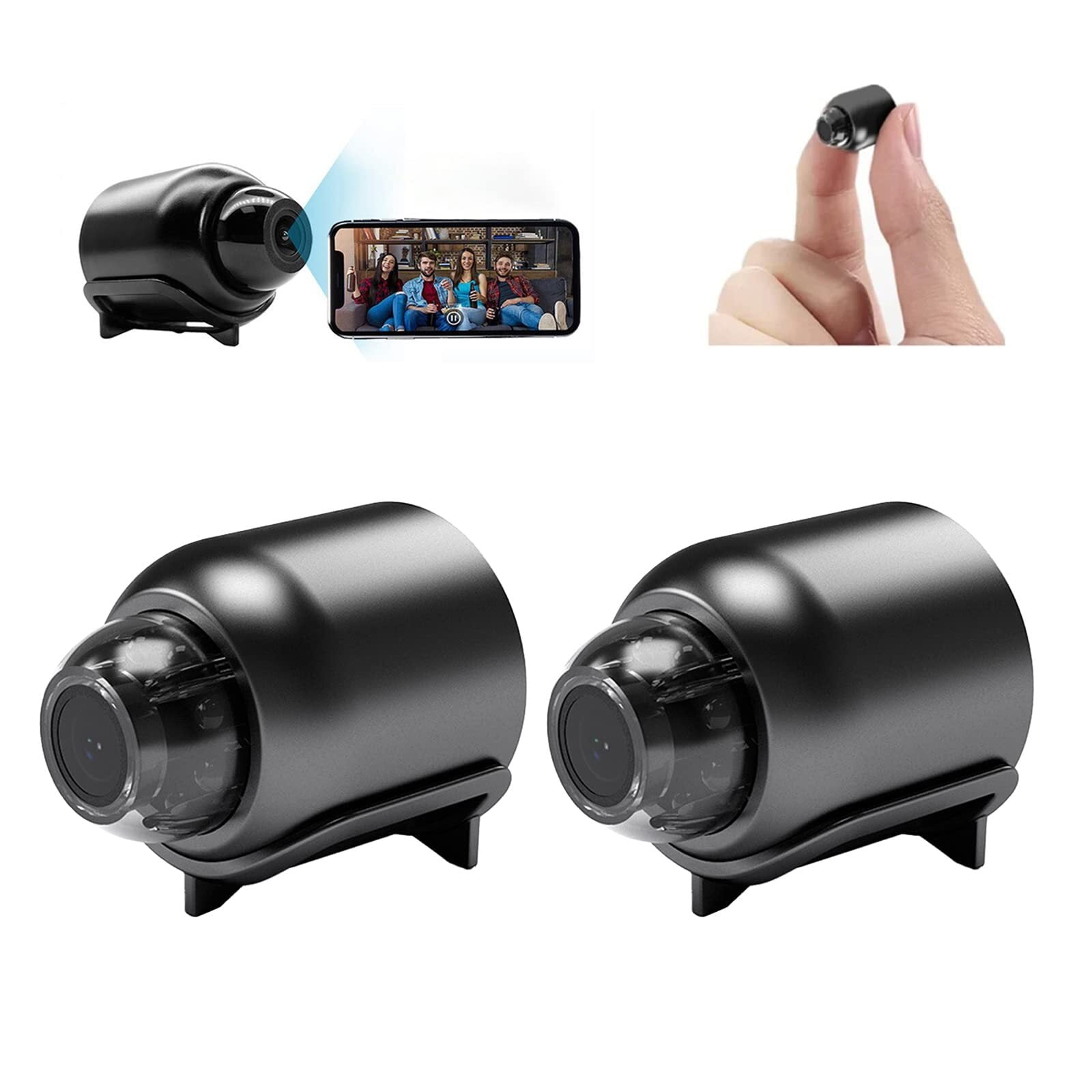 Mini Wi-Fi Camera 1080P HD Night Vision Remote Monitoring 160° Wide ...