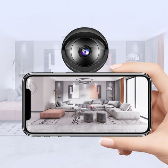 Mini WiFi Cameras,Wireless Cameras 2.4G Wifi,Built In Battery,HD 1080P ...