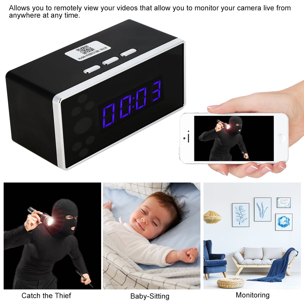 Mini WiFi Watch Camera HD 1080P Remote Security Night Vision Motion ...