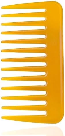 Mini Wide Comb, Small Travel Purse Hair Detangling Comb for Curly Wavy ...