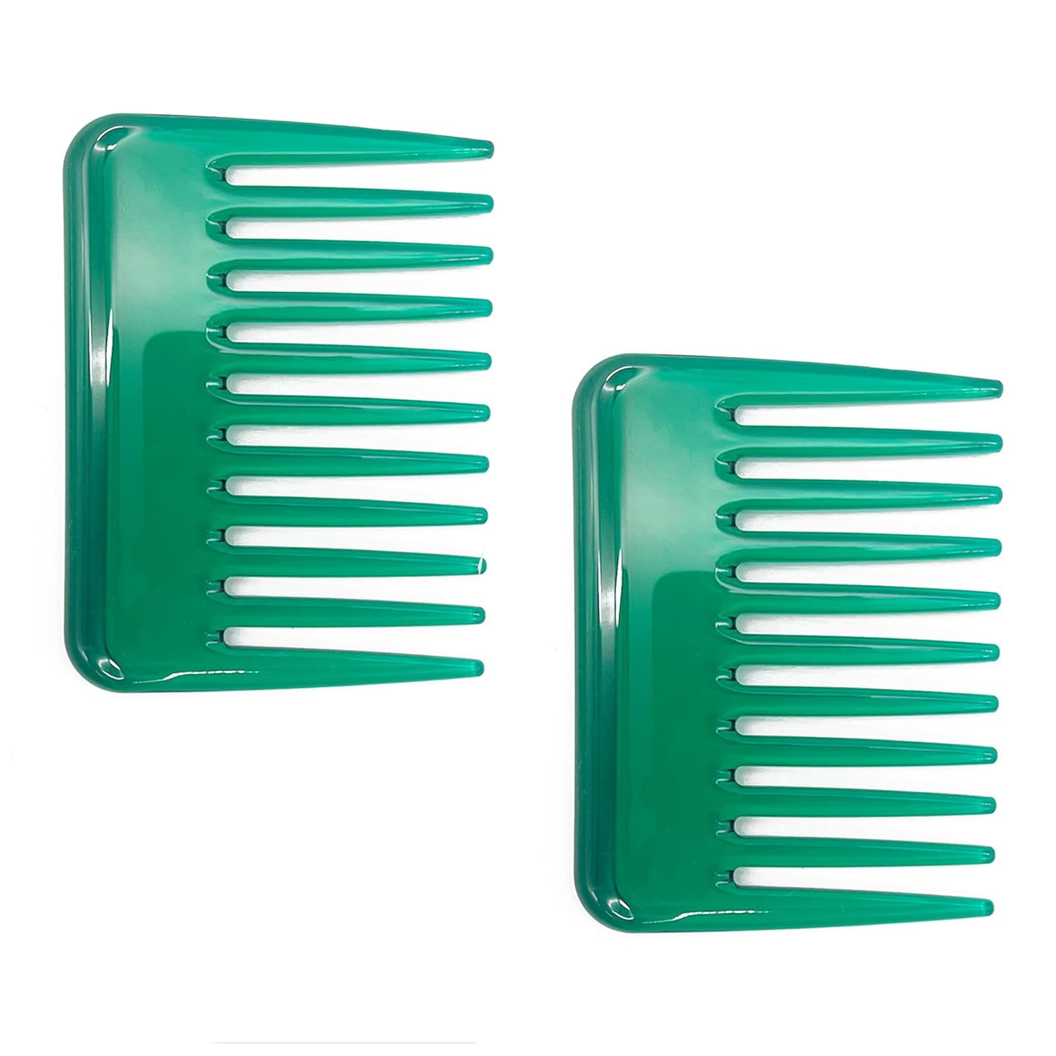 Mini Wide Tooth Comb, Small Travel Purse Hair Detangling Comb for Curly ...