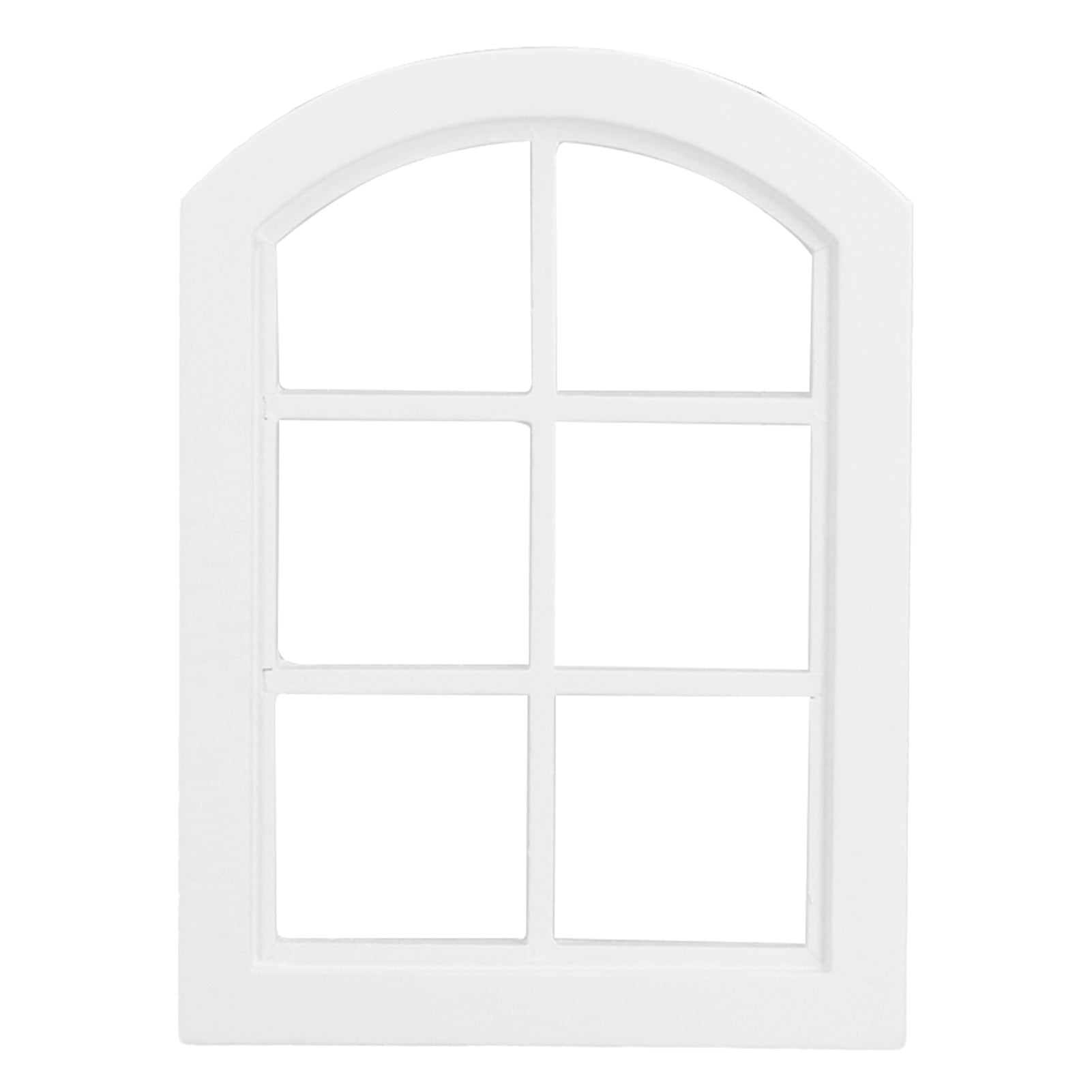 Mini Windows for Doll Accessories Arched Window Furnishings with 6 ...