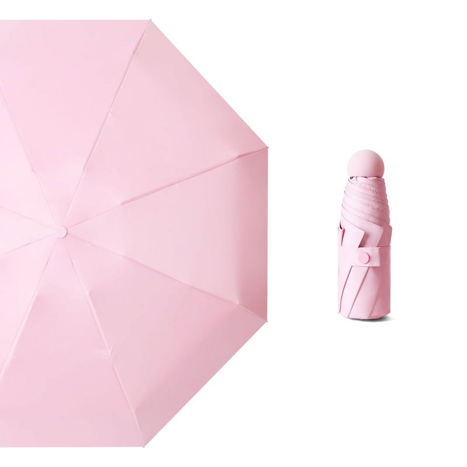 Mini Windproof Folding Travel Umbrella, Sun & Rain Umbrellas, Compact ...