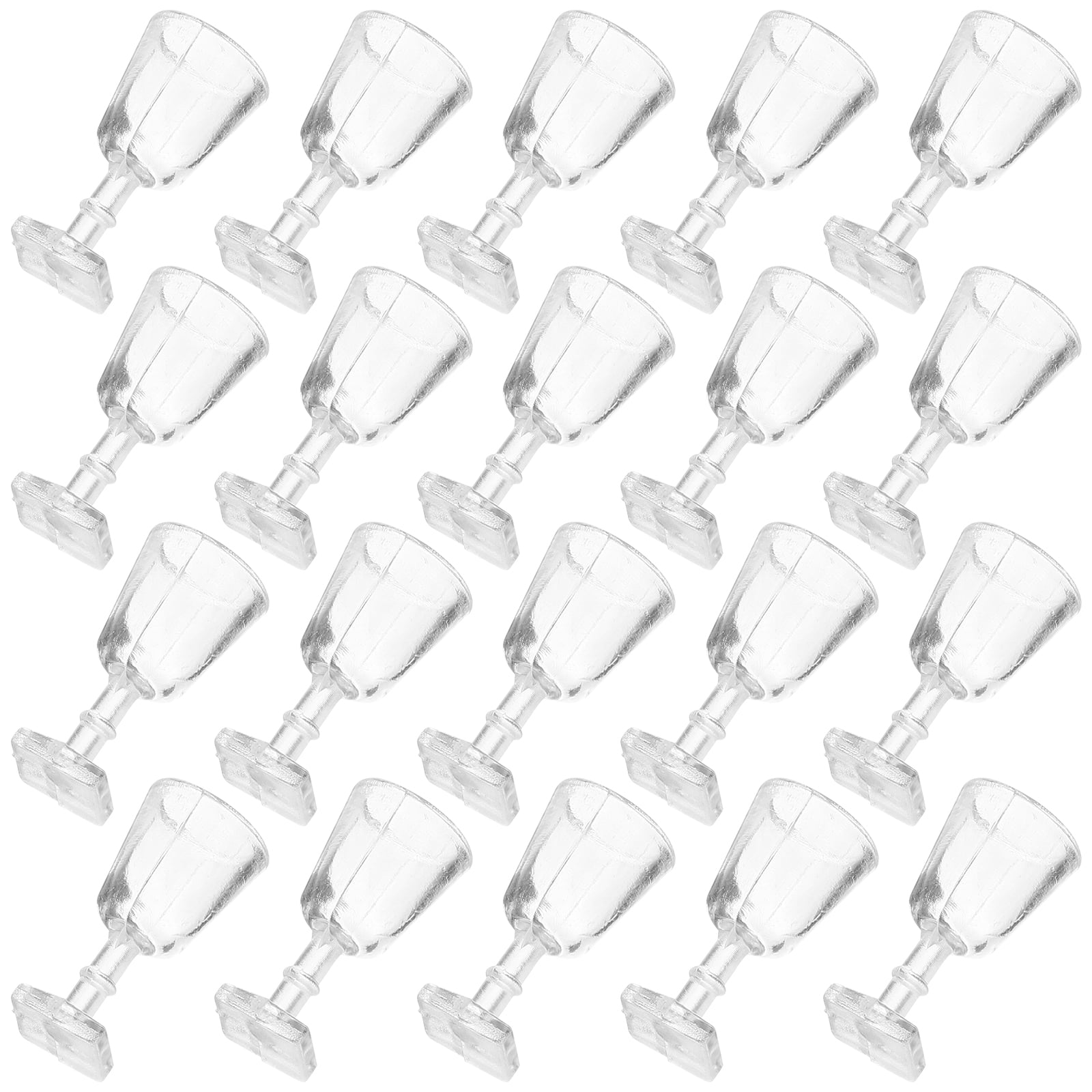 Mini Wine Glass Doll Cup Childrens Toys Red Glasses Miniature Decor ...