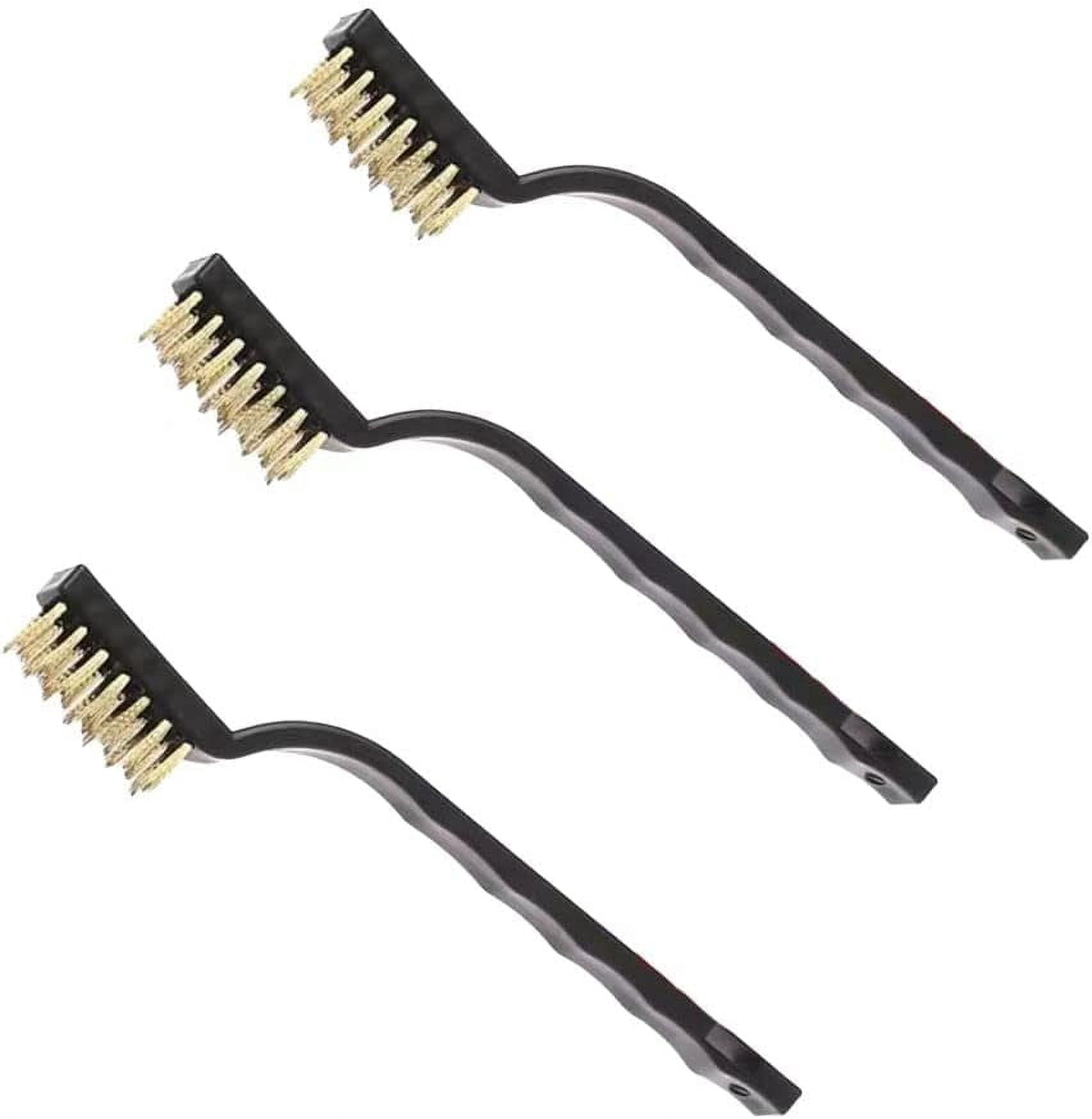 Mini Wire Brush, 3 Pcs Small Wire Brush, Mini Brass Wire Brushes, Brass ...