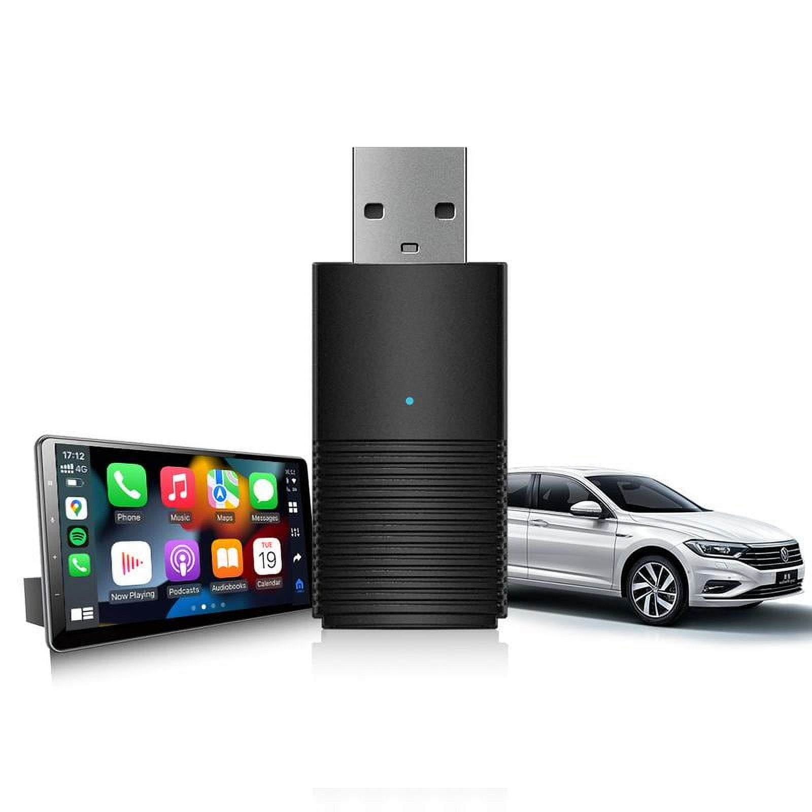 Mini Wireless Apple CarPlay Adapter,Converts Wired to Wireless for ...