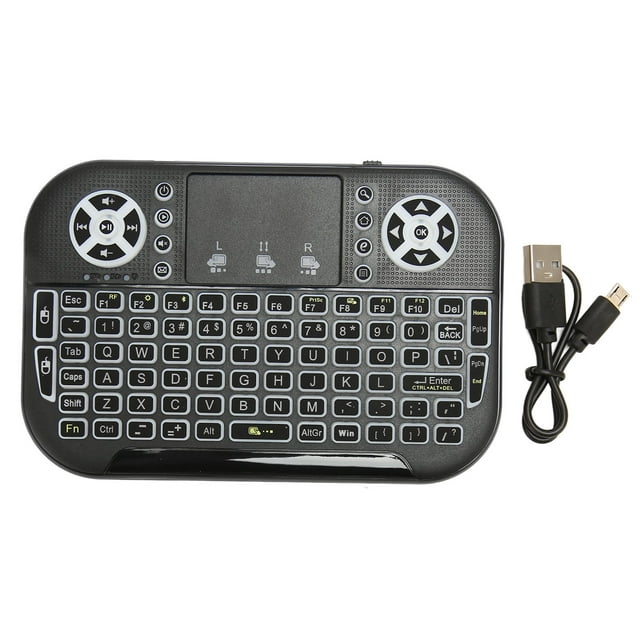 Mini Wireless Bluetooth Keyboard with Touchpad Support 2.4GHz RF Multi ...