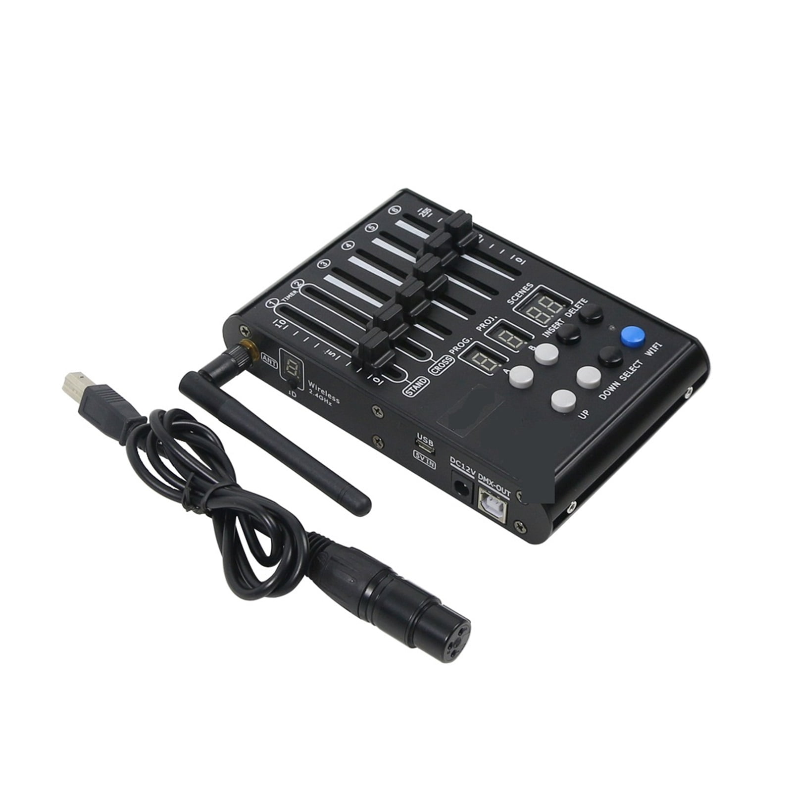 Mini Wireless DMX Controller DJ Equipment Stage Lighting 54ch DMX 512 ...