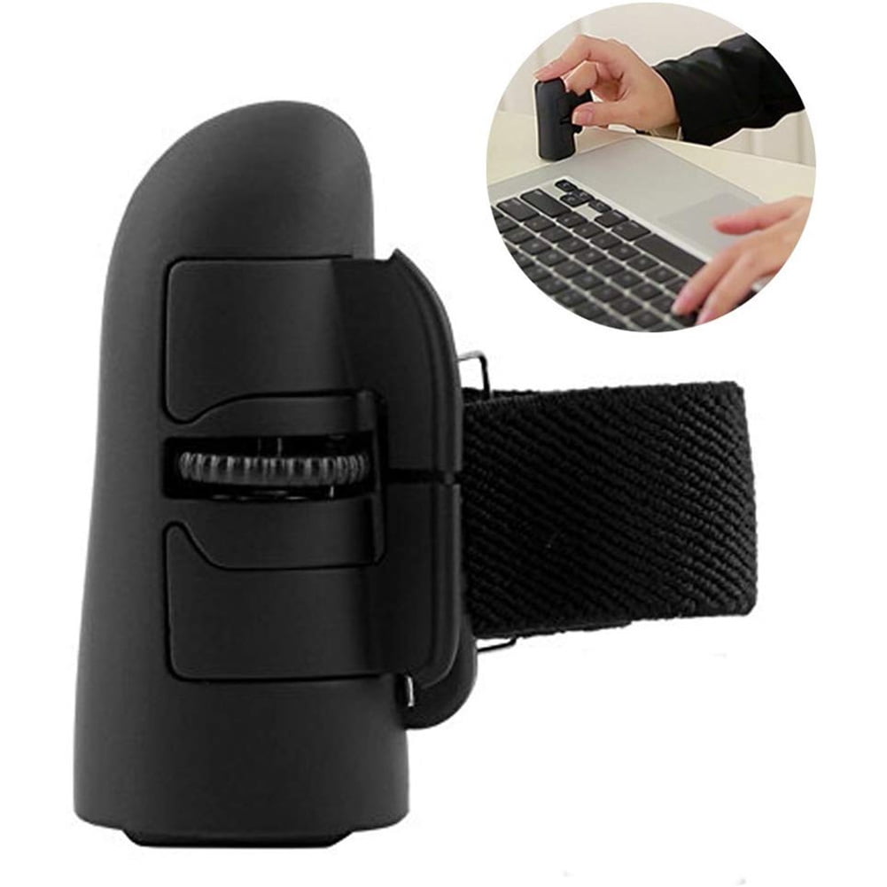 Mini Wireless Finger Ring Mouse Ergonomic Handheld Optical Travel Mice ...