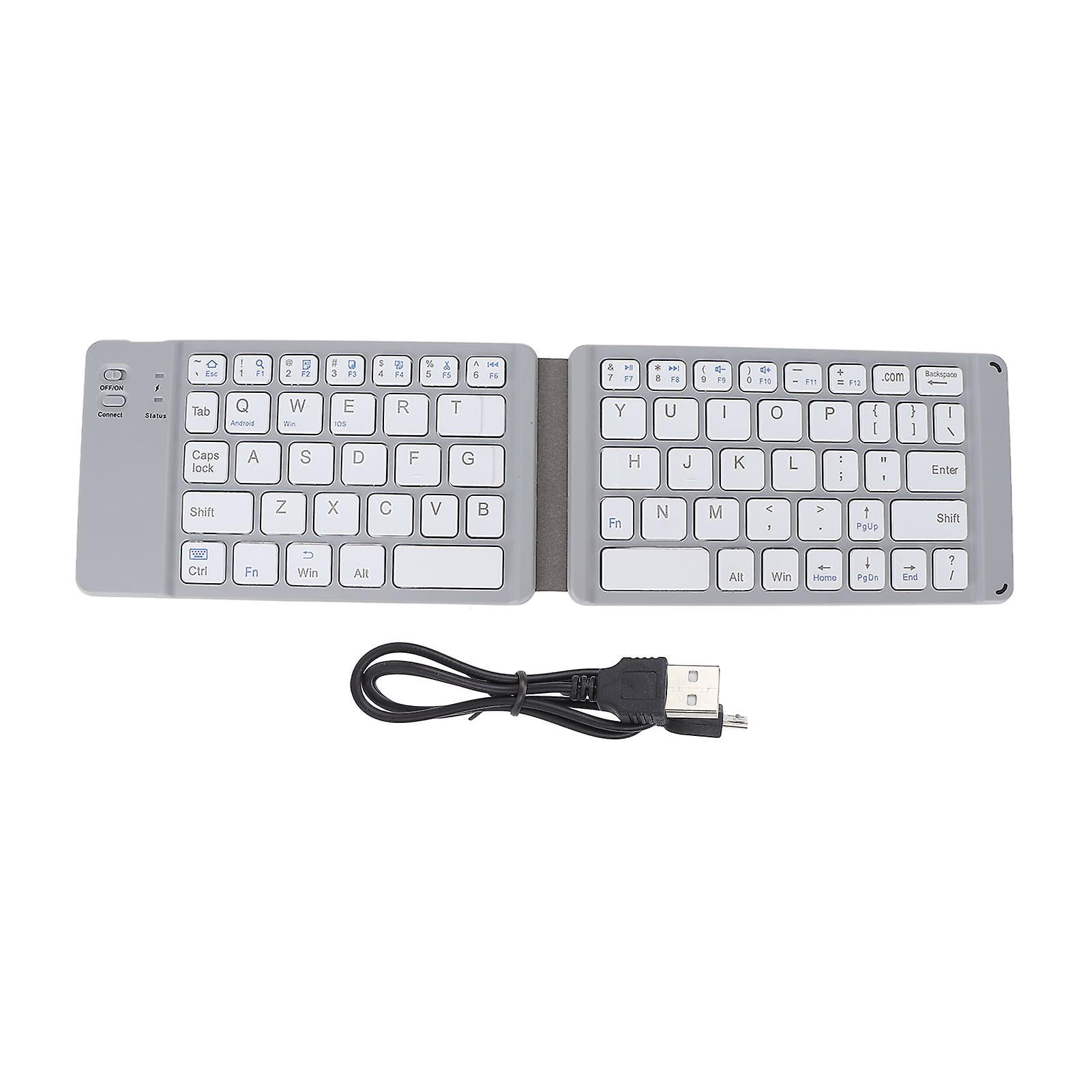 Mini Wireless Keyboard,Foldable Keyboard BT3.0 Fast Tablet Keyboard ...