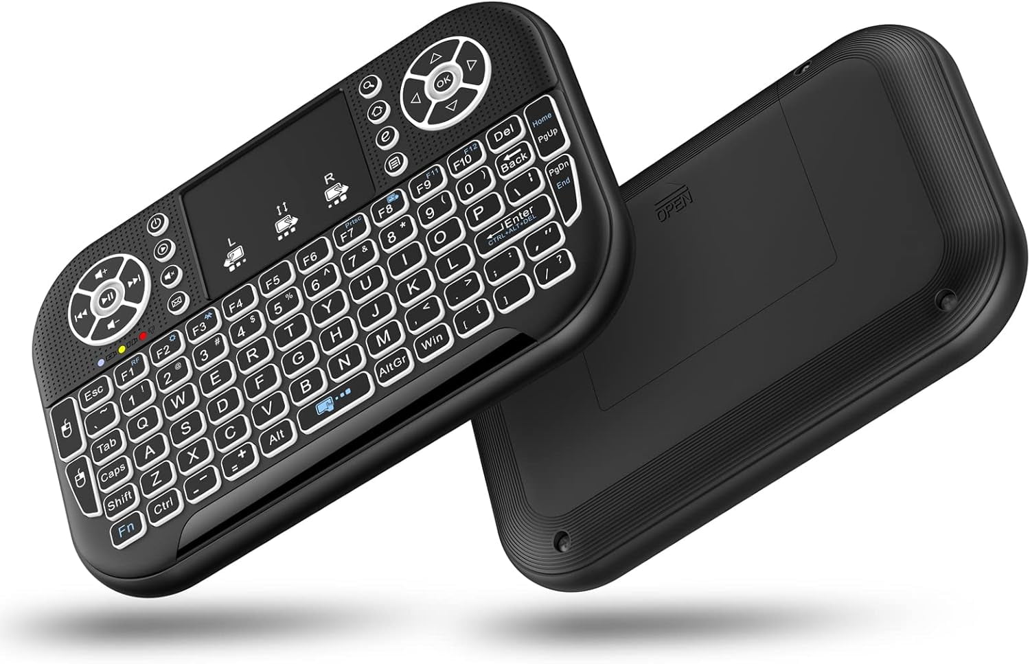 Mini Wireless Keyboard, Portable Dual Modes(2.4GHz/Bluetooth) Keyboard ...