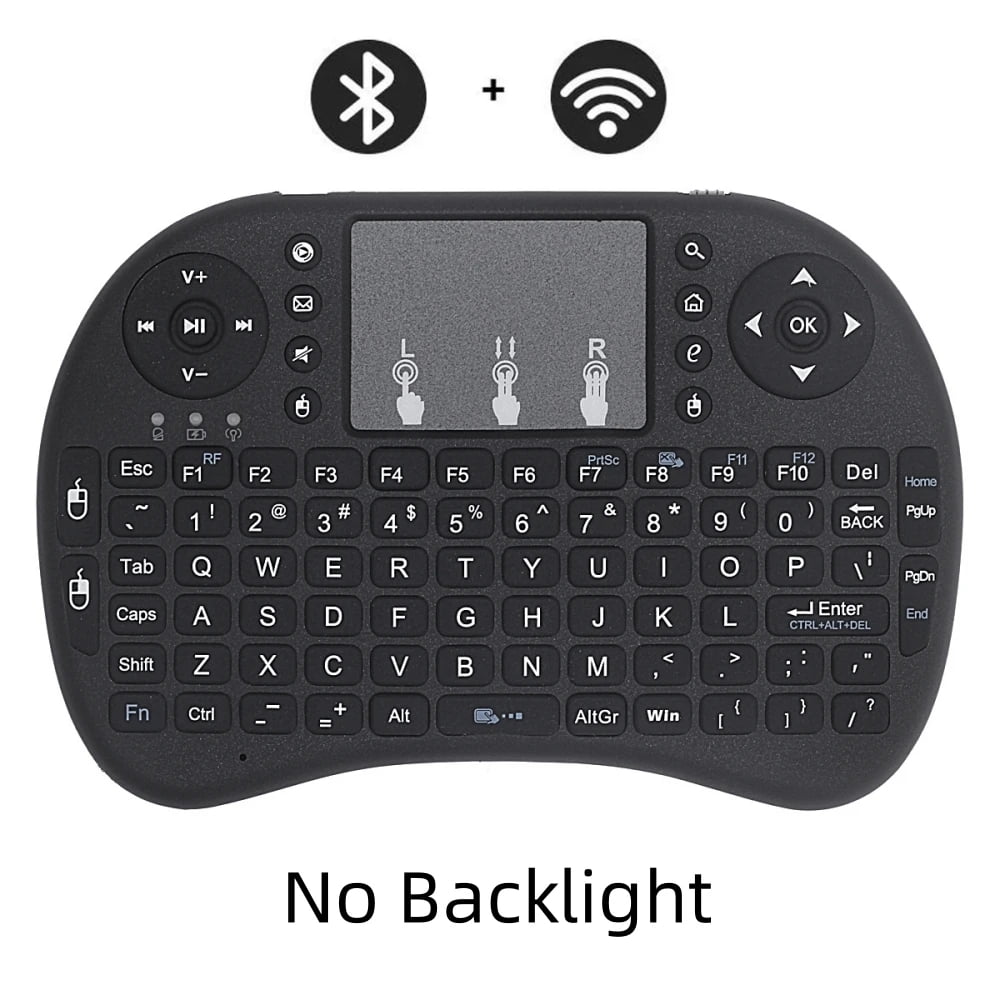 Mini Wireless Keyboard Rechargeable Bluetooth Keyboad Touchpad Air Mouse Rgb Backlit Keyboard