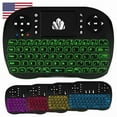 Mini Wireless Keyboard Remote Control Touchpad Smart TV Android Box PC ...