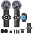Mini Wireless Lavalier Microphone for iPhone, iPad, Android Phone ...
