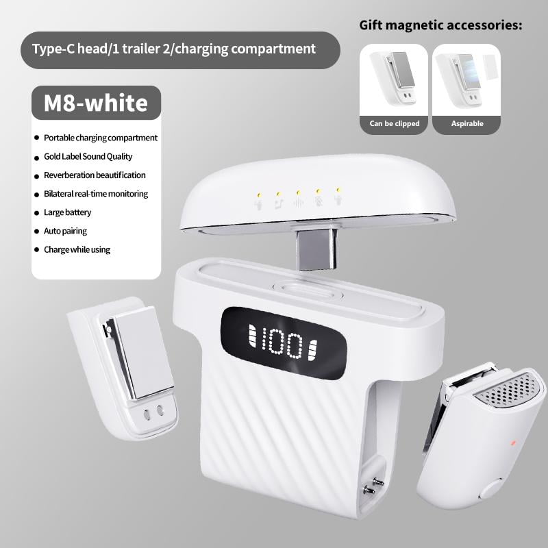 Mini Wireless Microphone one to two,Agile and Handy Microphone for ...