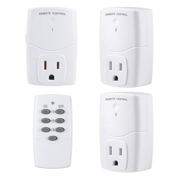 Mini Wireless Remote Control Outlet Switch Power Plug in for Household ...