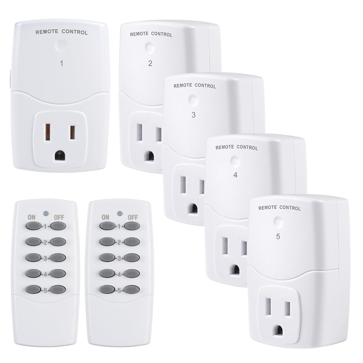 Mini Wireless Remote Control Outlet Switch Power Plug in for Household ...
