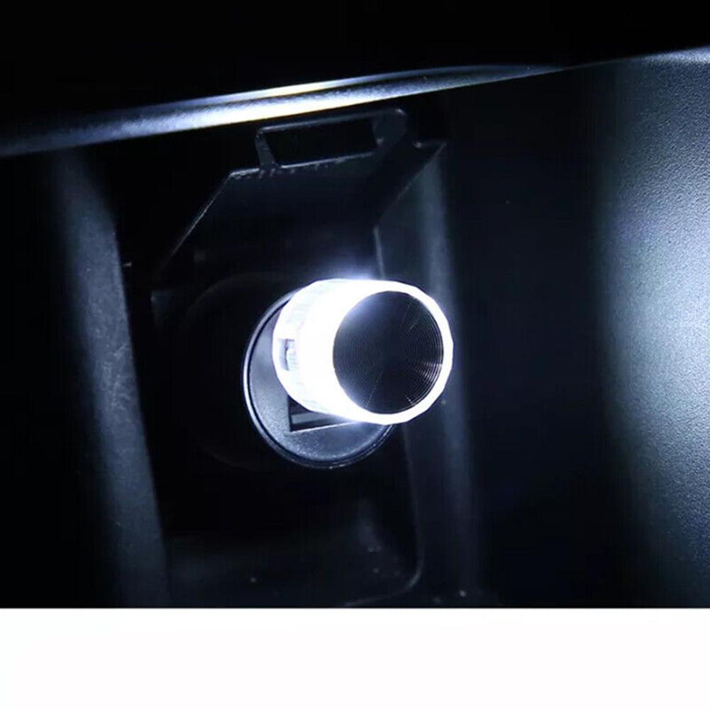 Mini Wireless USB Red LED Car Light Interior Mood Neon Atmosphere ...