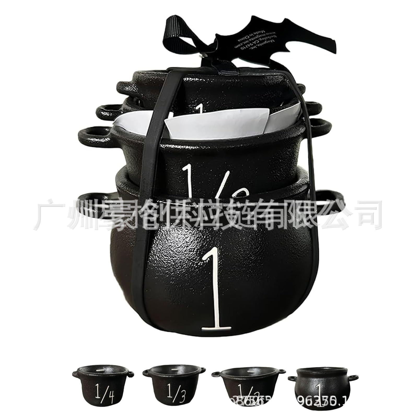 Mini Witch Cauldron Desktop Ornament Halloween Tabletop Style Design ...