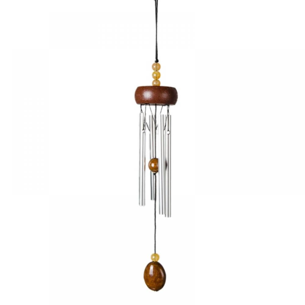 Mini Wood Solid Aluminum Rod Metal Wind Chime Small Fresh Home ...