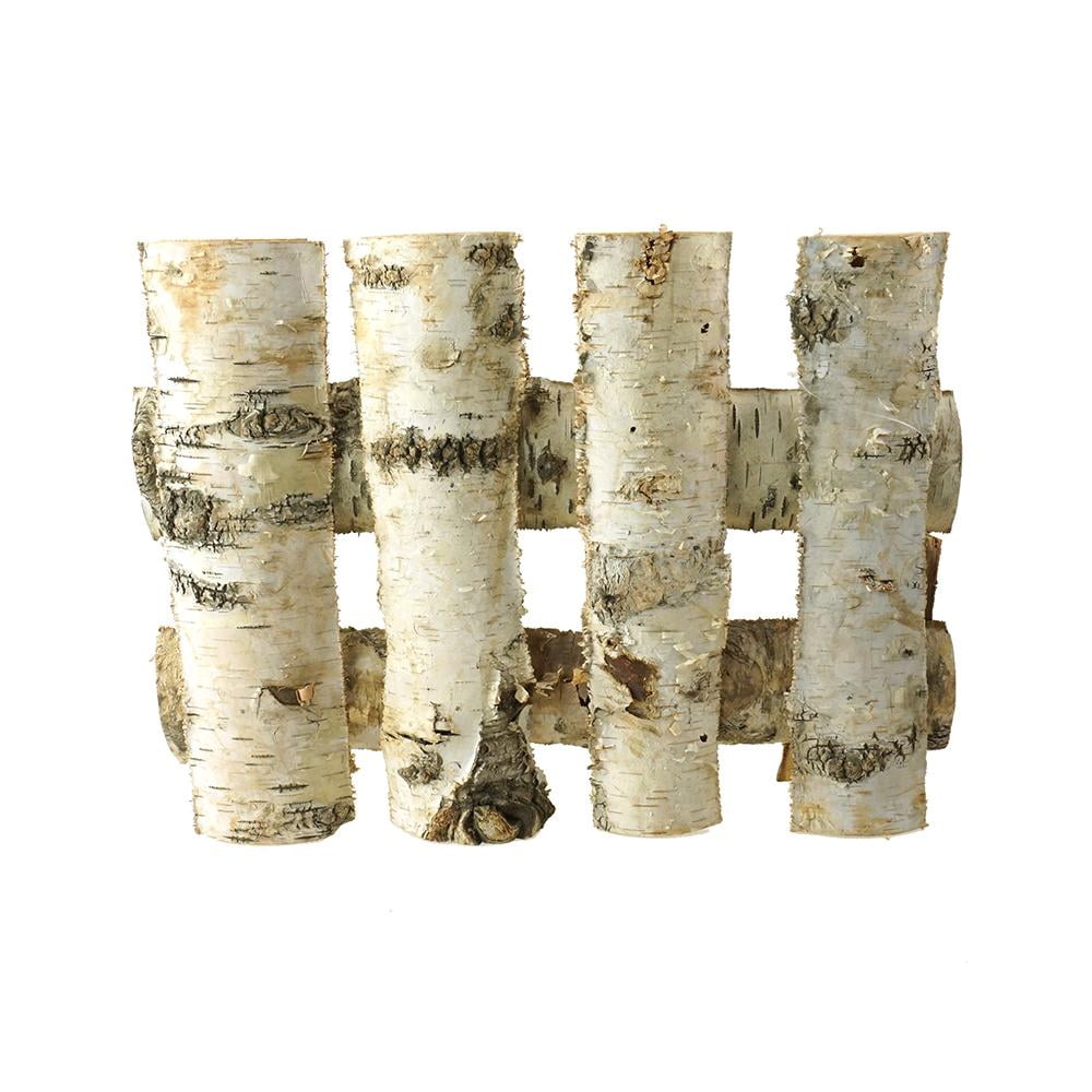 Mini Wooden Birch Fence Decoration, 15-1/2-Inch - Walmart.com