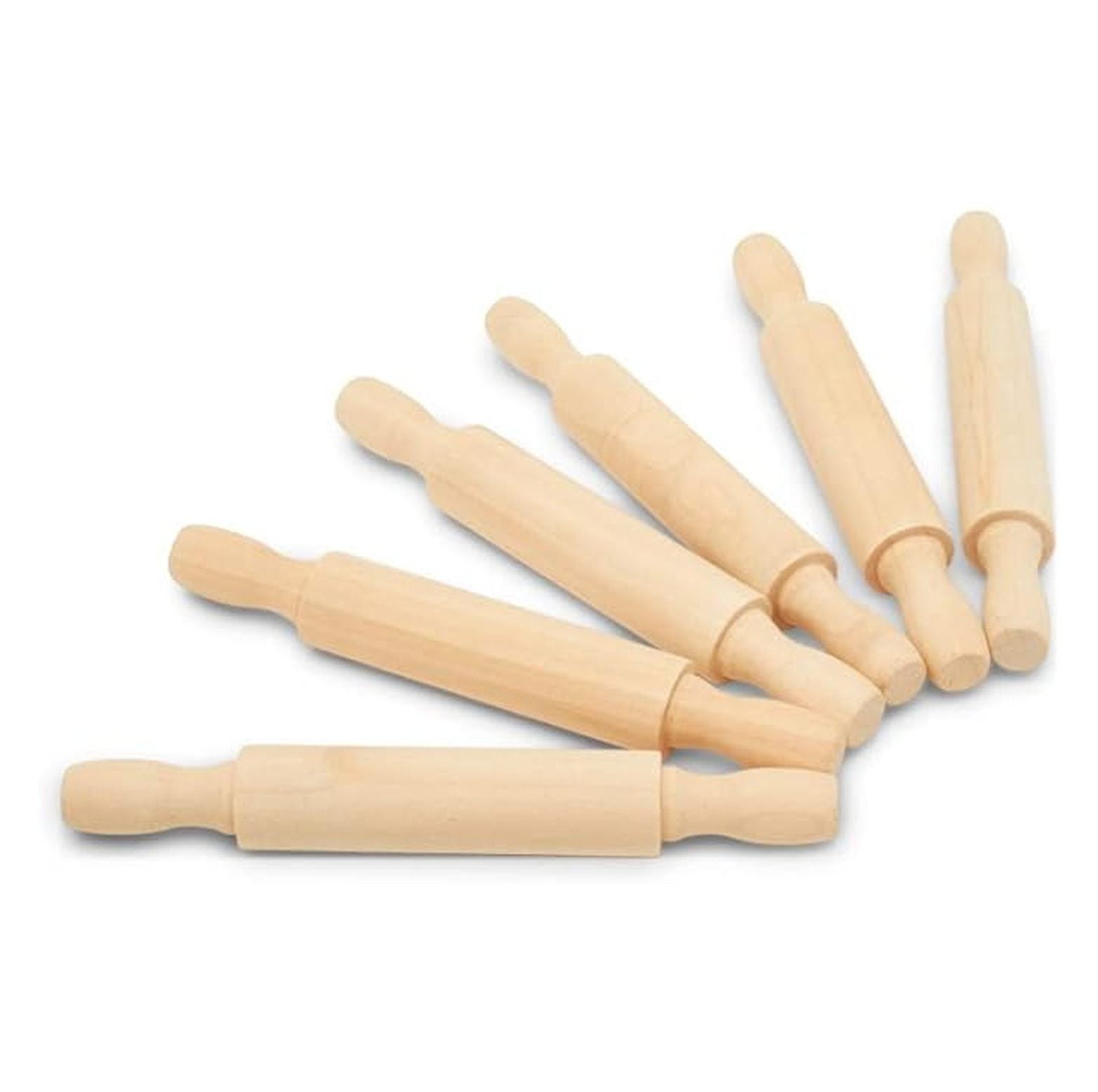 Mini Wooden Rolling Pins - 5 Inch - Set of 25 - Kitchen Utensils for ...