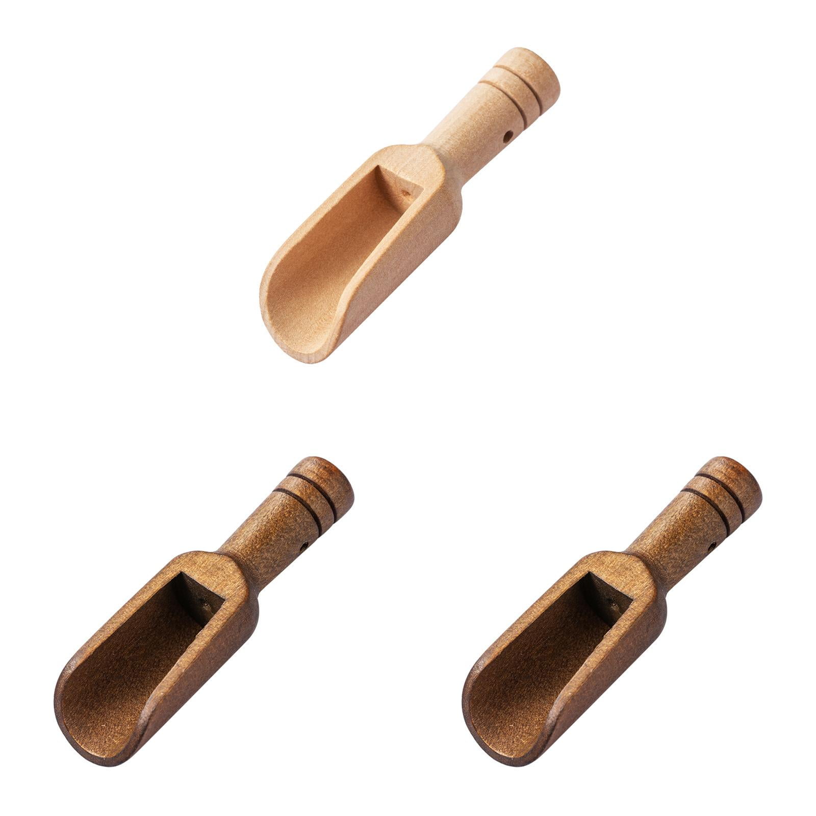 Mini Wooden Spoon Mini Wooden Candy Spoon Washing Powder Spoon Tea ...