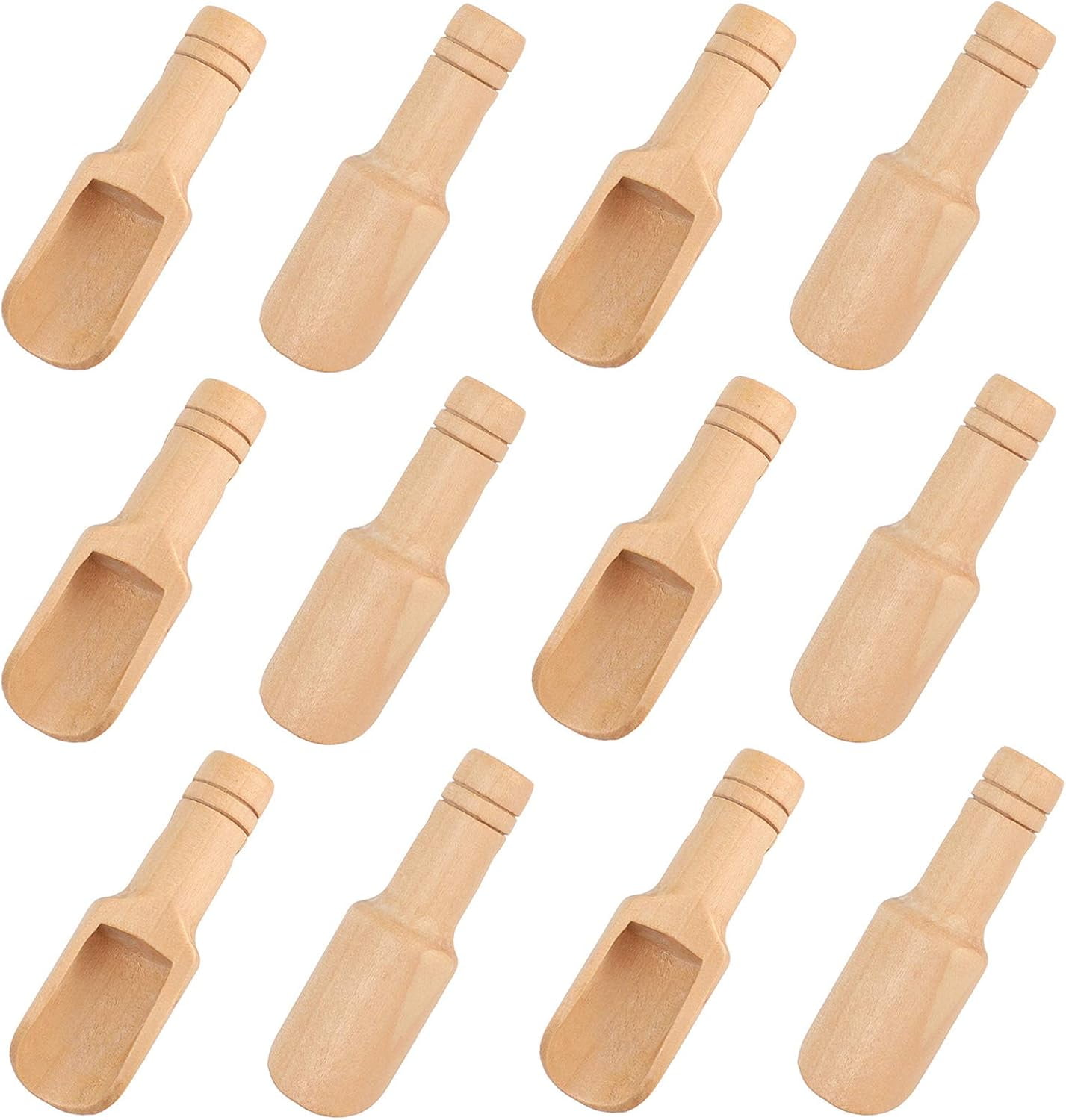 Mini Wooden Spoons, Ergonomically Shaped For Smooth Handling, Portable ...