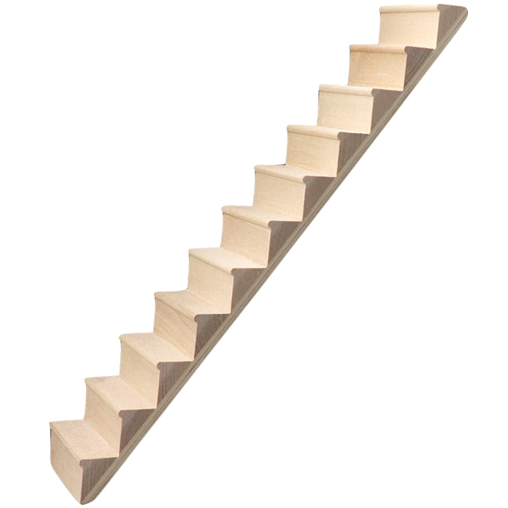 Mini Wooden Staircase Wooden Stair Adornment Simulated Furniture Model ...