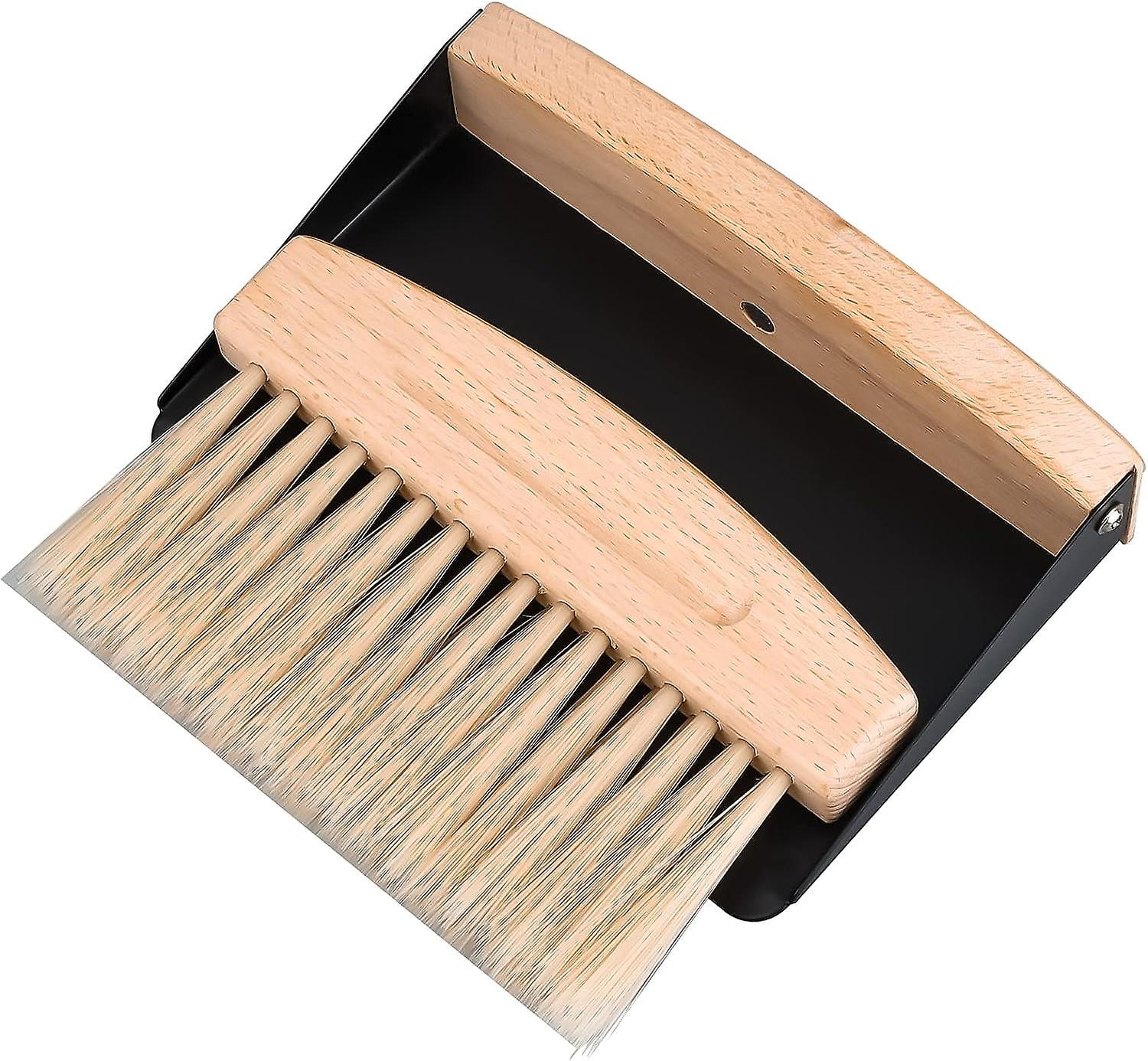 Mini Wooden Table Brush And Dustpan Portable Mini Broom For Sweeping ...
