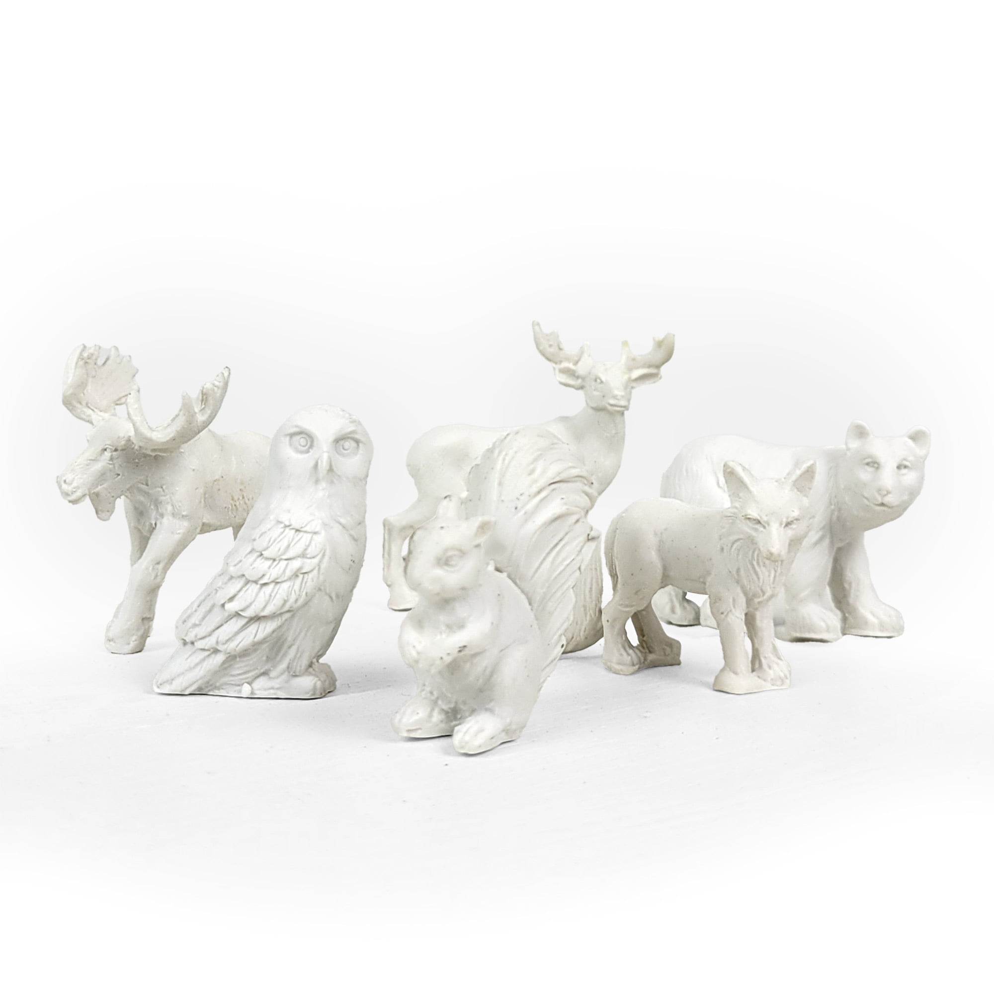 Mini Woodland Assorted Animals Set of 6 - Walmart.com