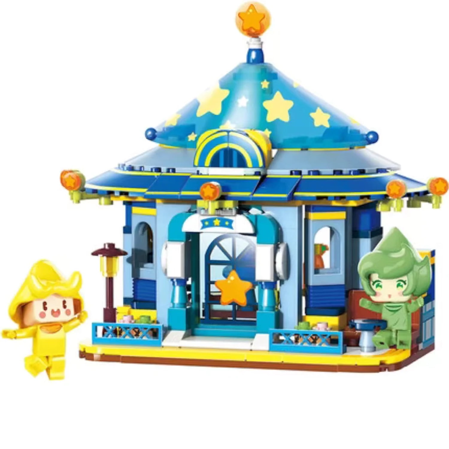 Mini World Building Blocks Assemble Model Street View Set Toys ...