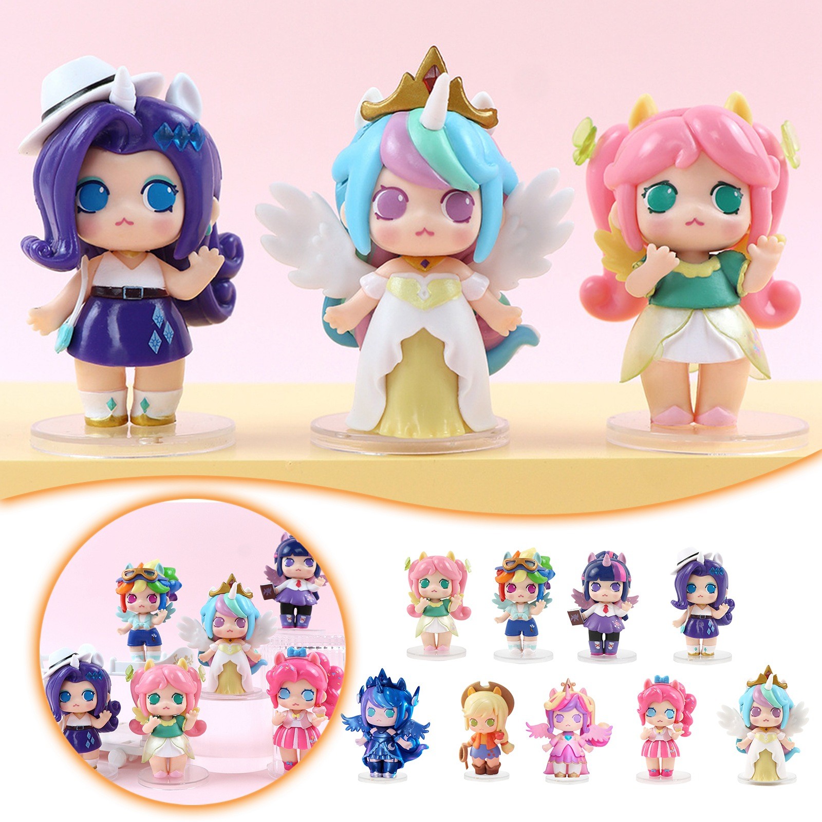 Mini World Girl Group Blind Collectible Toy Trendy Universe Skin Cards ...