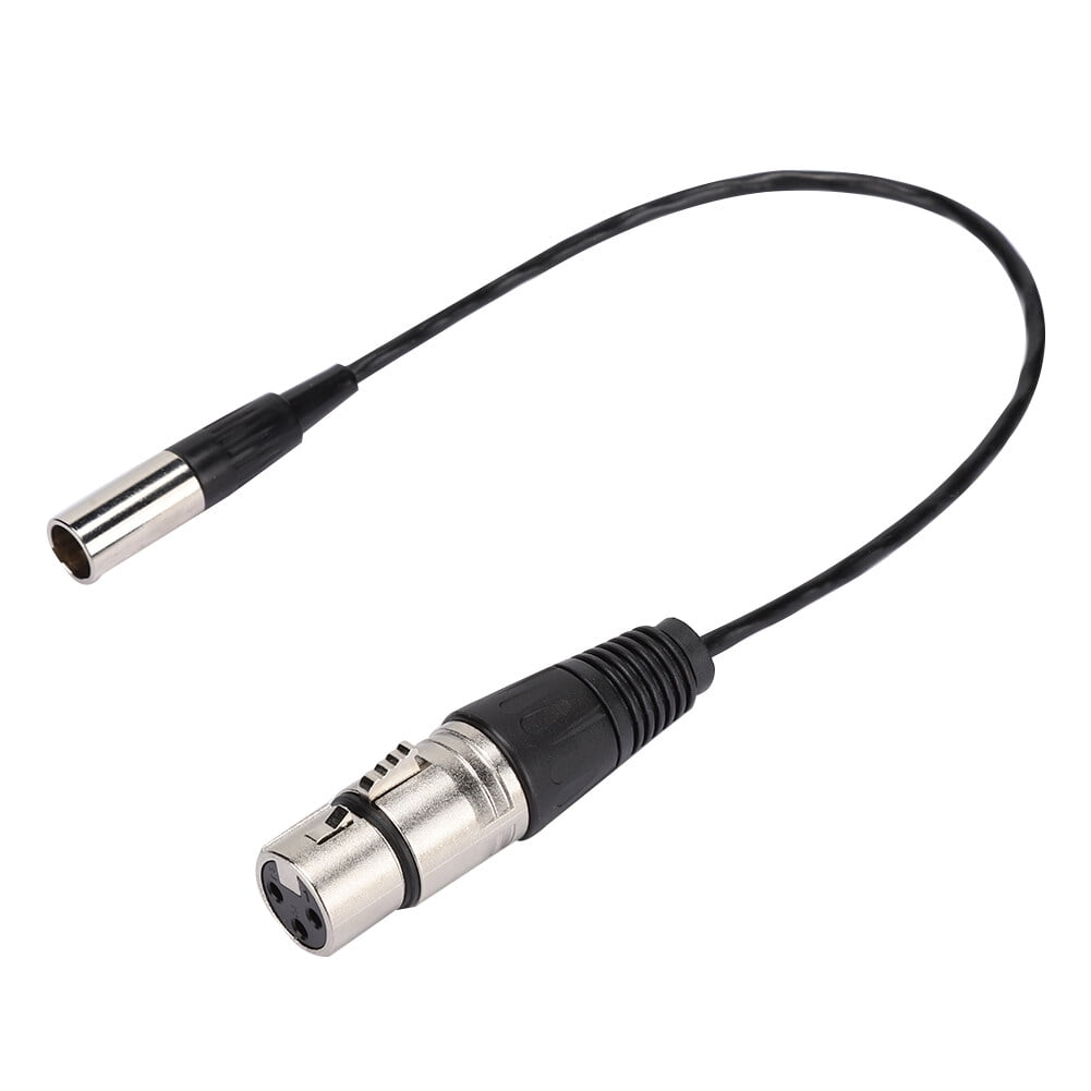 Mini XLR Audio Cable,Mini XLR 3pin Male to XLR 3pin Female Aluminum ...