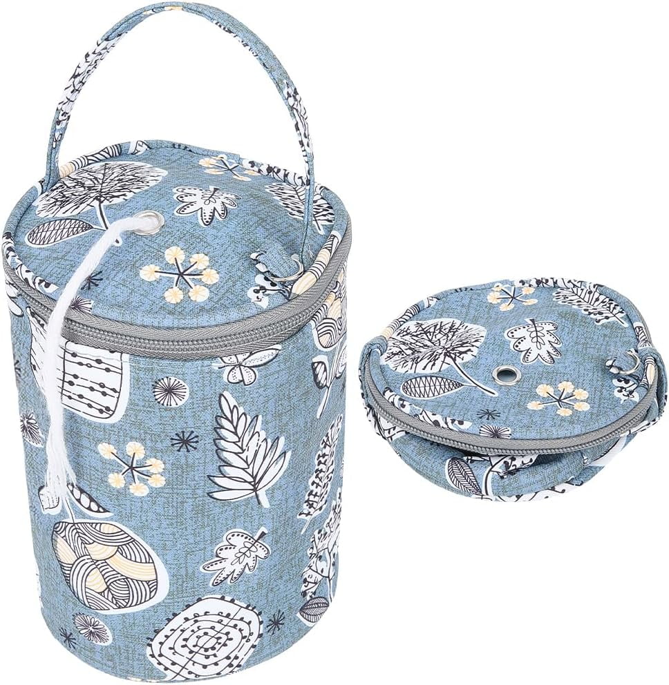Mini Yarn Storage Bags Light Steel Blue Small Yarn Bag with Holes ...