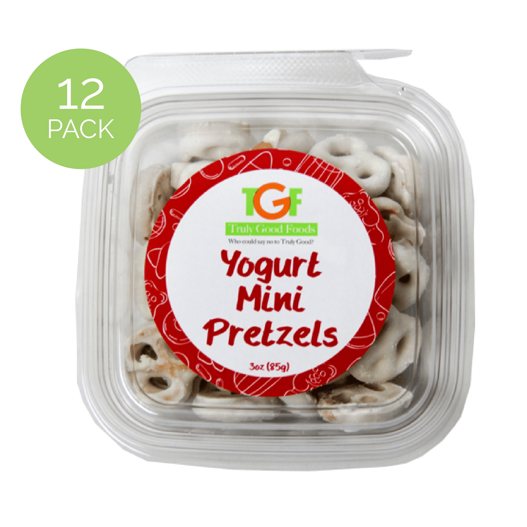 Mini Yogurt Pretzels, Salty Snack Cube, 3.25oz, Portion Control, 12 ...