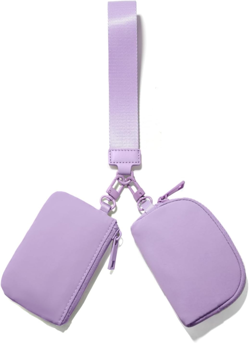 Mini Zip Around Wristlet Wallets for Women Small Portable Purse Dual ...