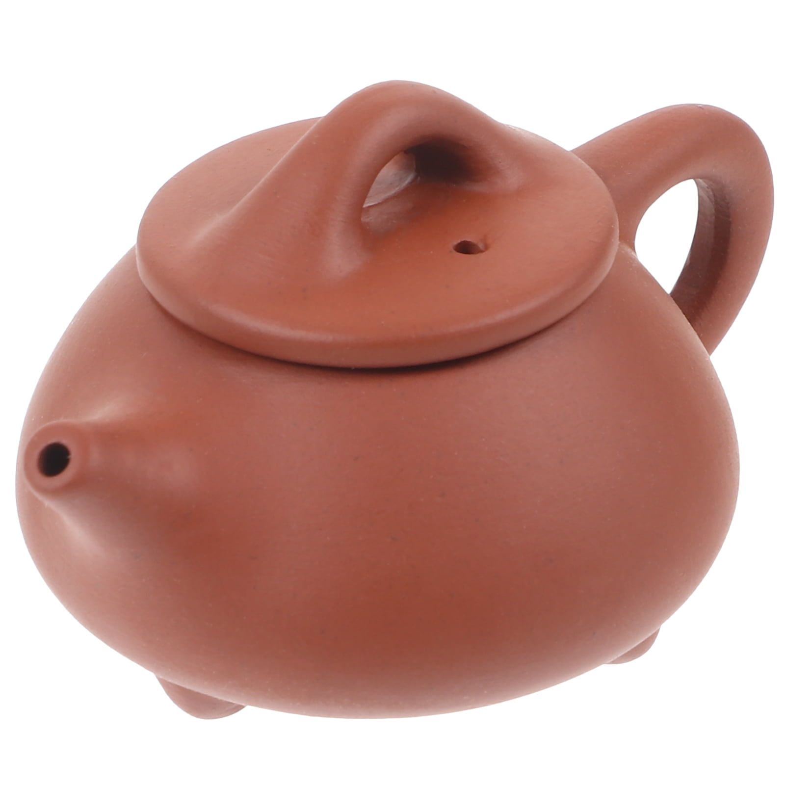 Mini Zisha Tea Pot Chinese Teapot Desktop Figure Red Mud Purple Clay ...