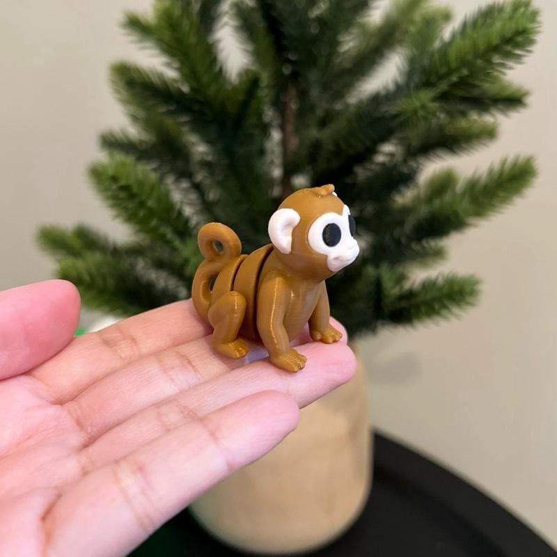 Mini animals 3d printed articulated home decor statues and figurines ...