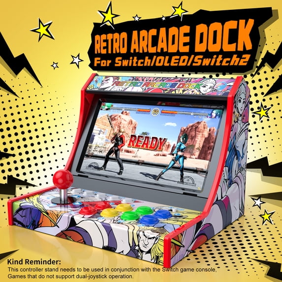 Mini arcade cabinet for Nintendo Switch, Switch OLED & Switch 2,retro ...