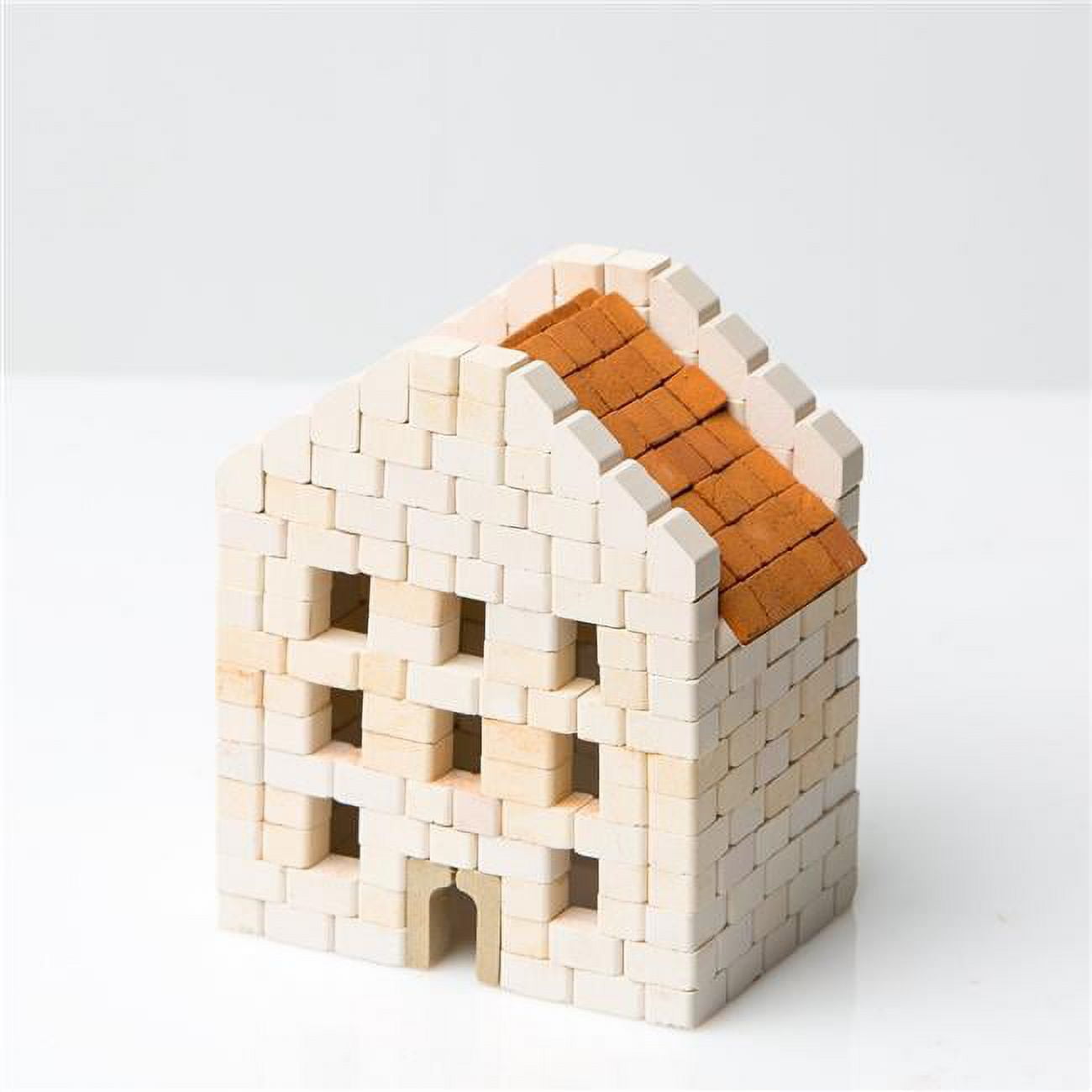 Mini bricks construction set Barbershop 400 pcs. Glue included. White ...