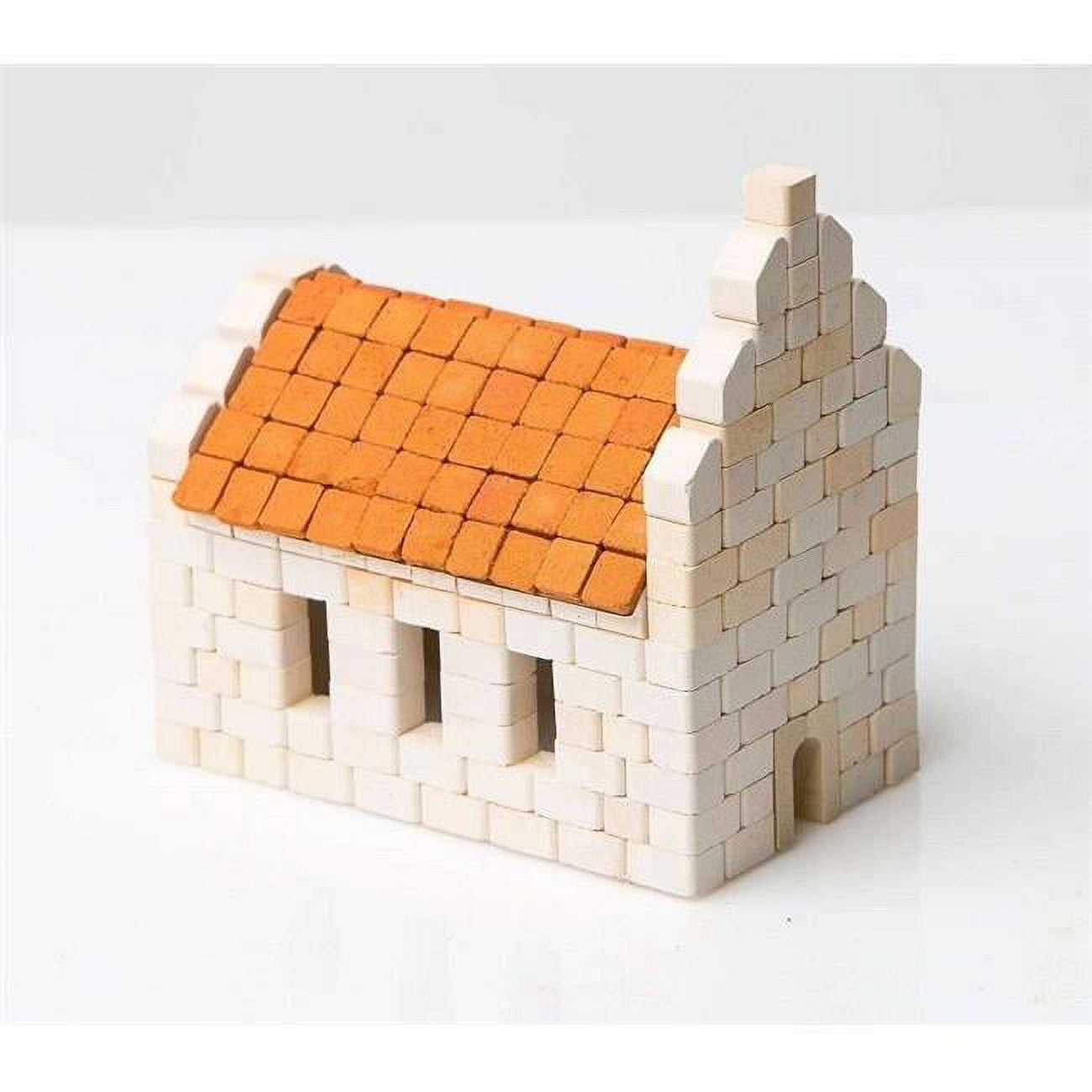 Mini bricks construction set Church 430 pcs. Glue included. White ...