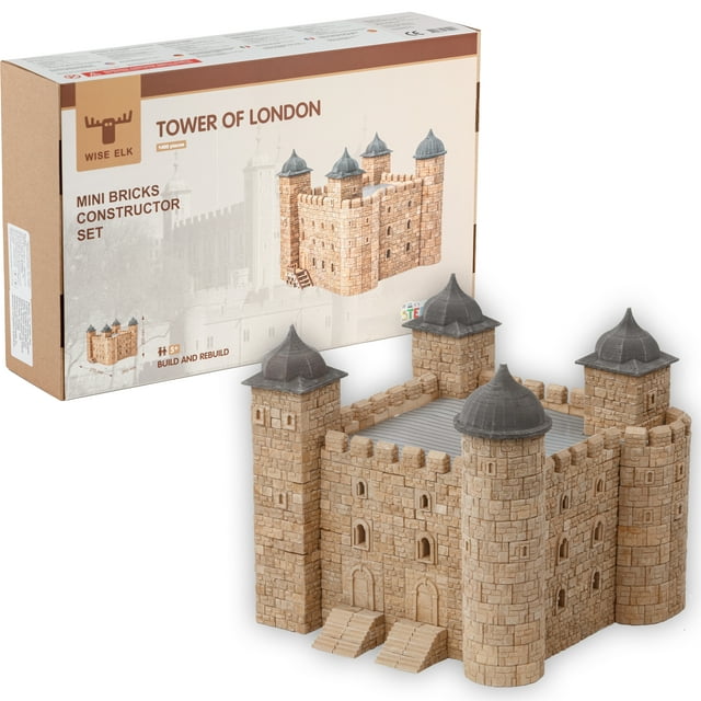 Mini bricks construction set Tower Of London 2000 pcs. Glue included ...