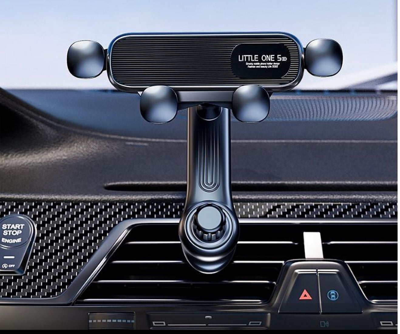 Mini car phone stand, car vent navigation phone stand, telescopic stand ...