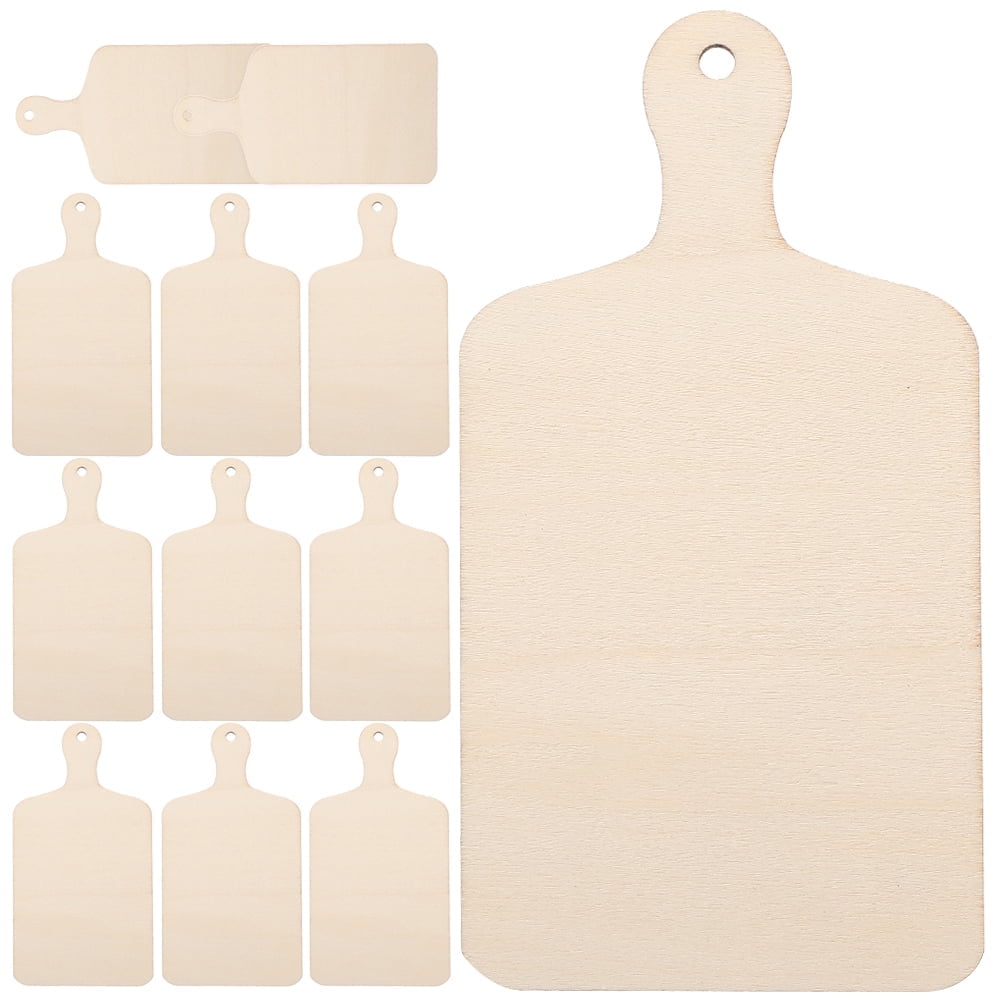 12Pcs Mini Wooden Cutting Boards for Crafts Projects Small Wood Boards ...