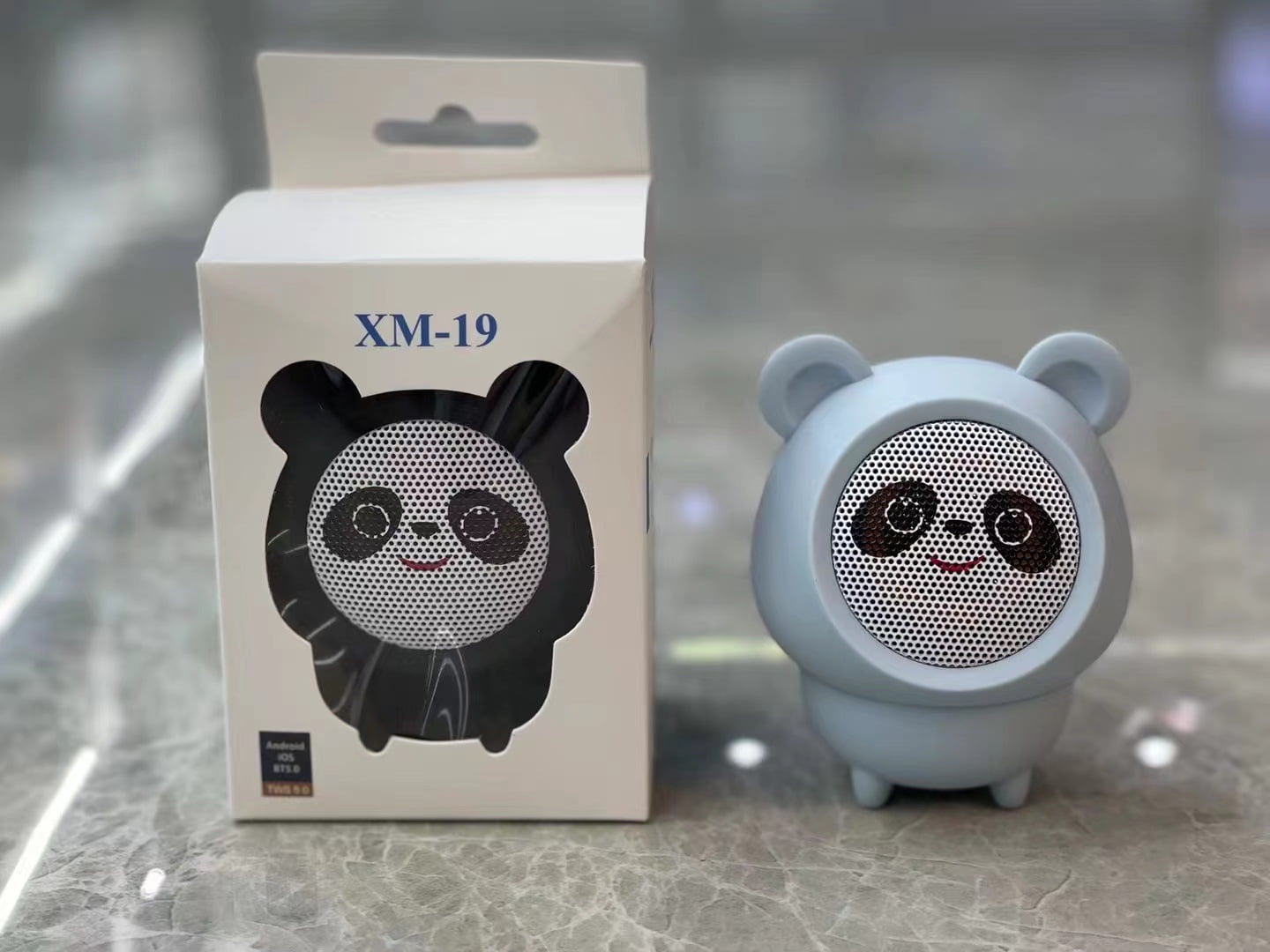 Mini cute cartoon panda wireless bluetooth speaker outdoor portable ...